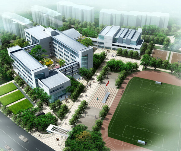 ArtStation - School building 108 | Resources