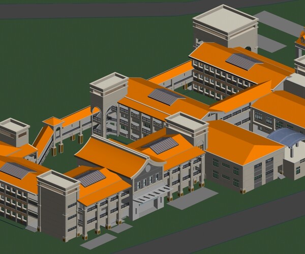 ArtStation - School building 115 | Resources