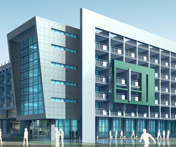 ArtStation - School building 122 | Resources