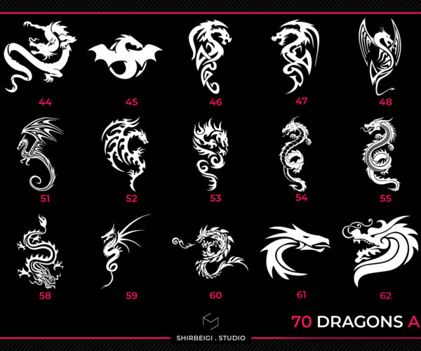 ArtStation - 70 Dragons Alpha Kit | Brushes