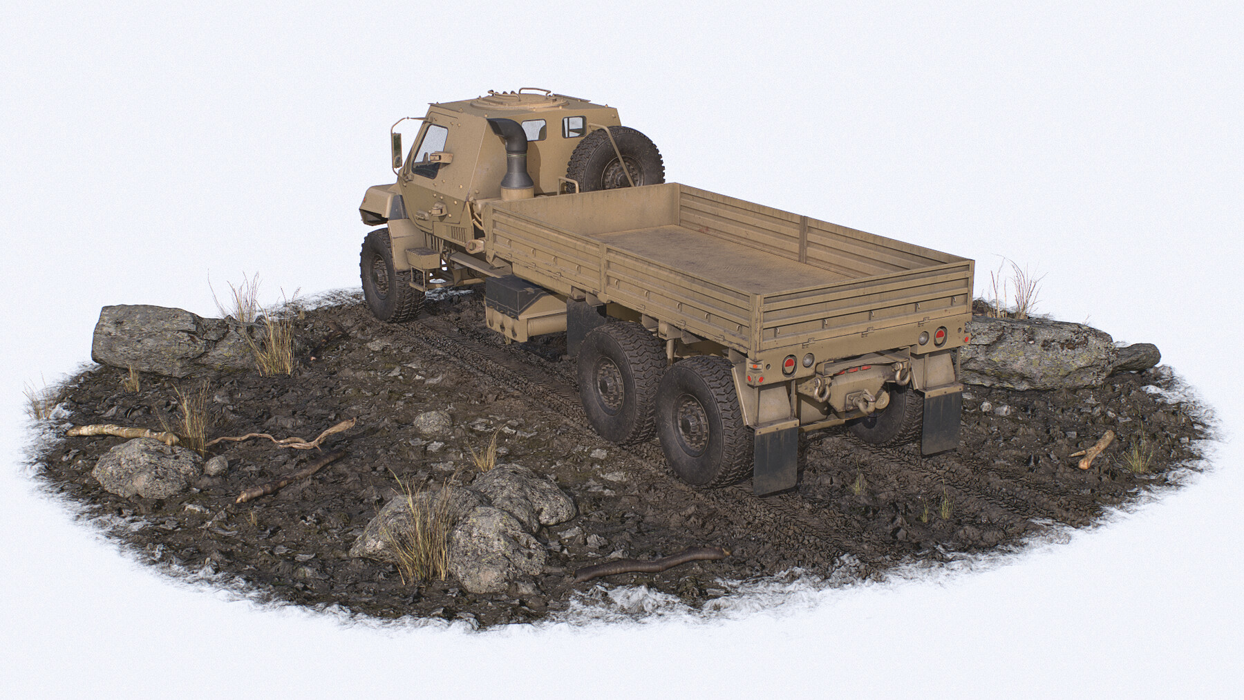 ArtStation - Oshkosh FMTV A2 Military Truck | Game Assets