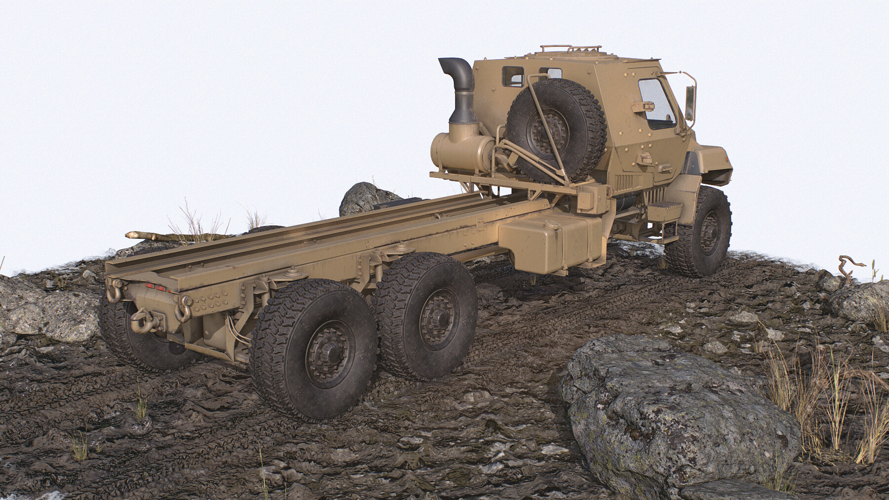 ArtStation - Oshkosh FMTV A2 Military Truck | Game Assets