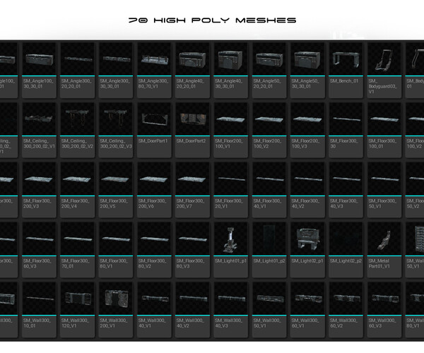 ArtStation - Sci-Fi Starter Pack - Kit Bash | Resources