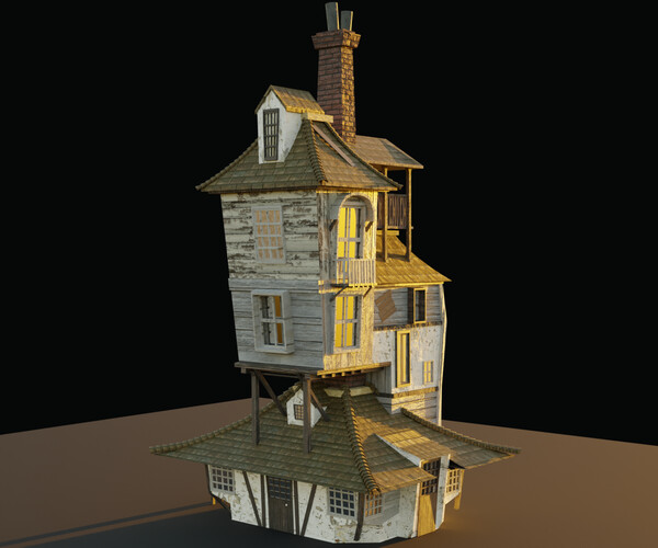 ArtStation - Harry Potter Weasley House (The Burrow) | Resources