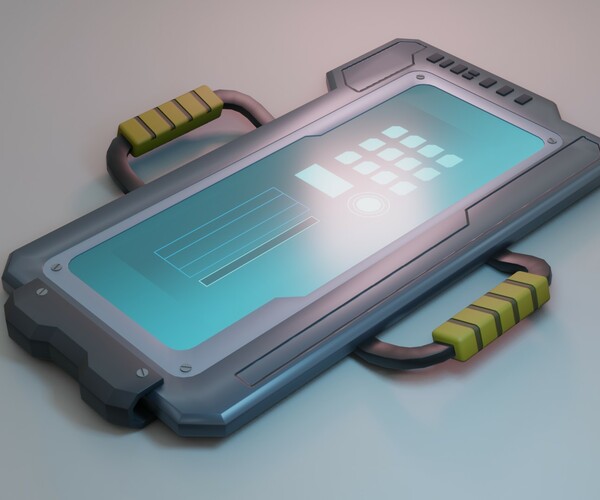 ArtStation - Sci-Fi Tablet - Low Poly - Game Ready - PBR | Game Assets