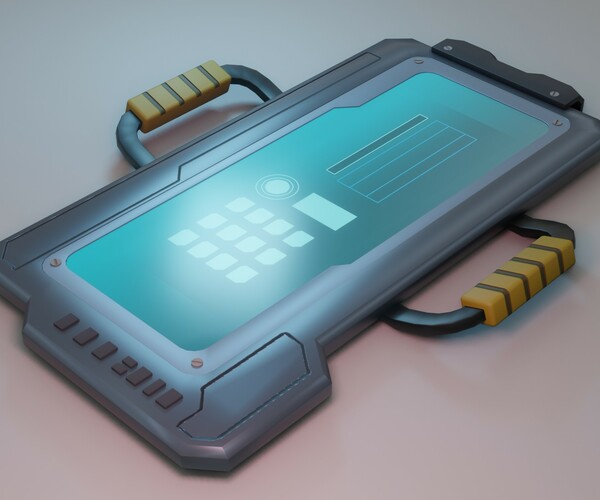 ArtStation - Sci-Fi Tablet - Low Poly - Game Ready - PBR | Game Assets