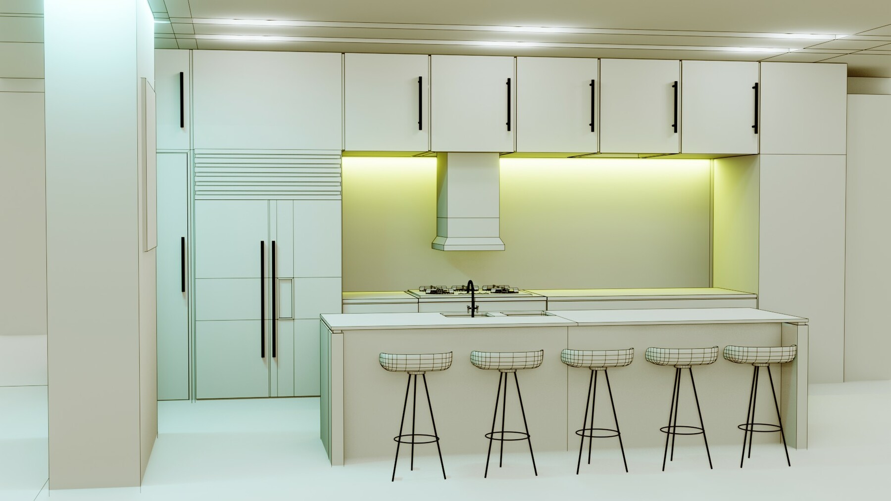 ArtStation - Kitchen Interior - Low Poly | Game Assets