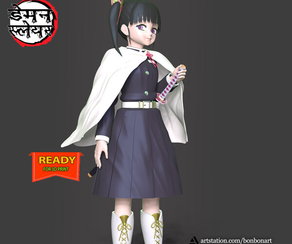ArtStation - Kanao Tsuyuri - Demon Slayer | Resources