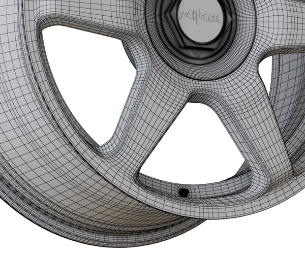 ArtStation - ROTIFORM SIX - car rims | Resources