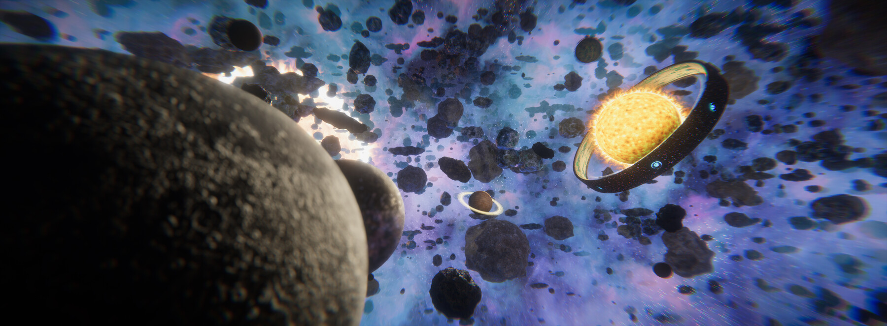 ArtStation - Celestial Body + Space HDRi Mini Package | Game Assets