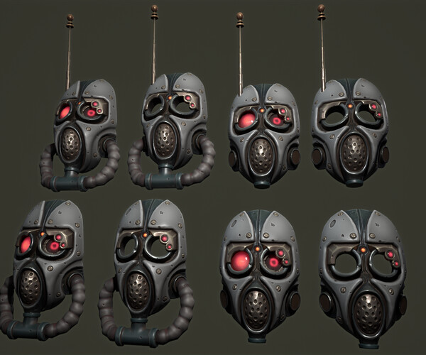 ArtStation - Fantasy masks 2 collection | Game Assets