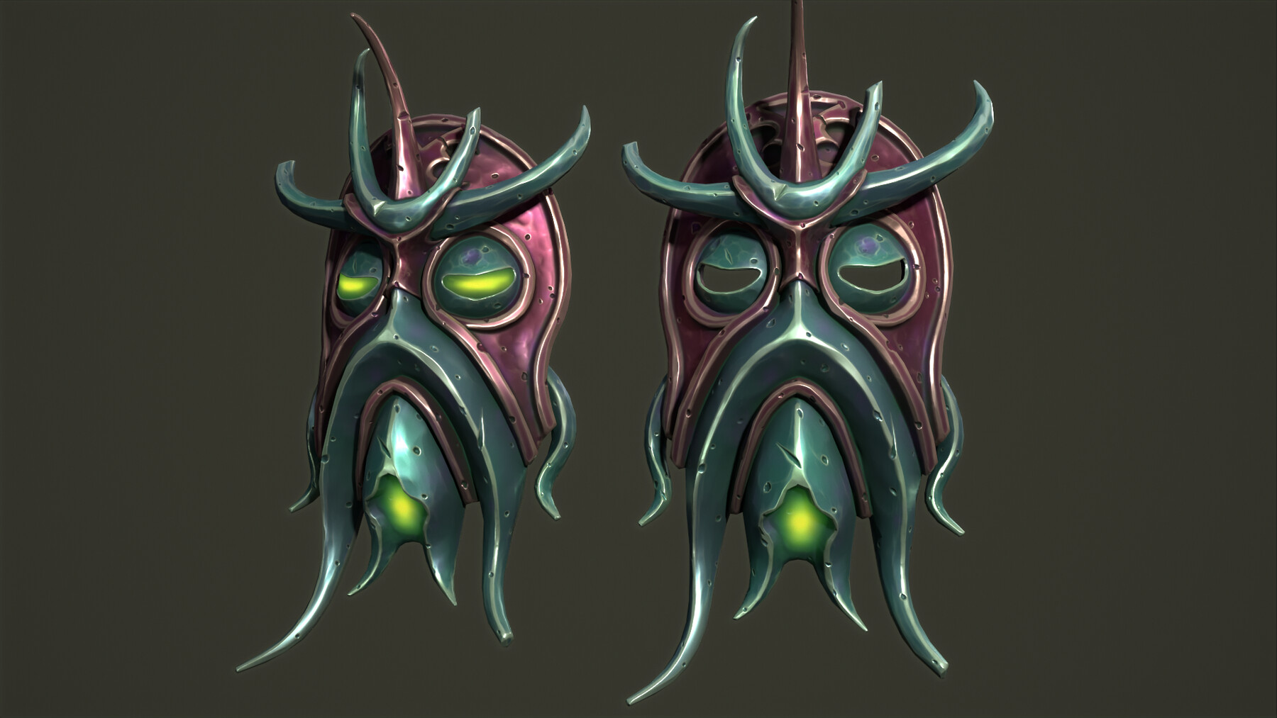 ArtStation - Fantasy masks 2 collection | Game Assets