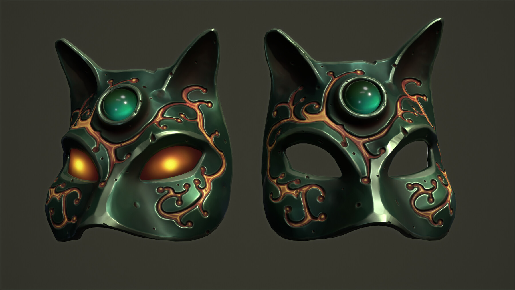 ArtStation - Fantasy masks 2 collection | Game Assets