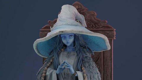 ArtStation - Elden Ring Ranni 3D print model | Resources