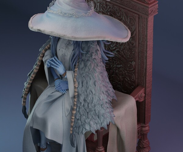 ArtStation - Elden Ring Ranni 3D print model | Resources