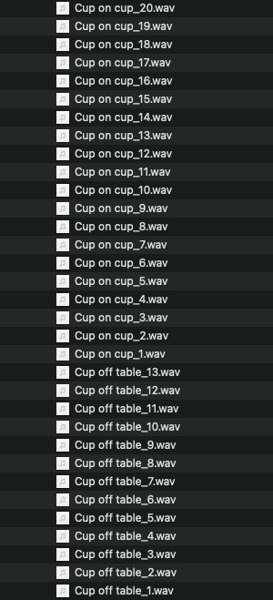 ArtStation - Dining Sound Effects | Game Assets