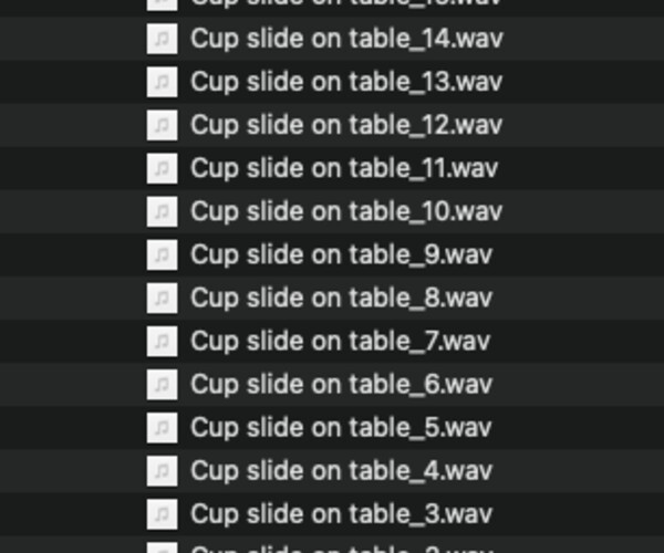 ArtStation - Dining Sound Effects | Game Assets