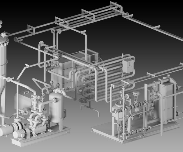 ArtStation - 12 Factory Props-High detail 3d models- Vol 04 | Resources