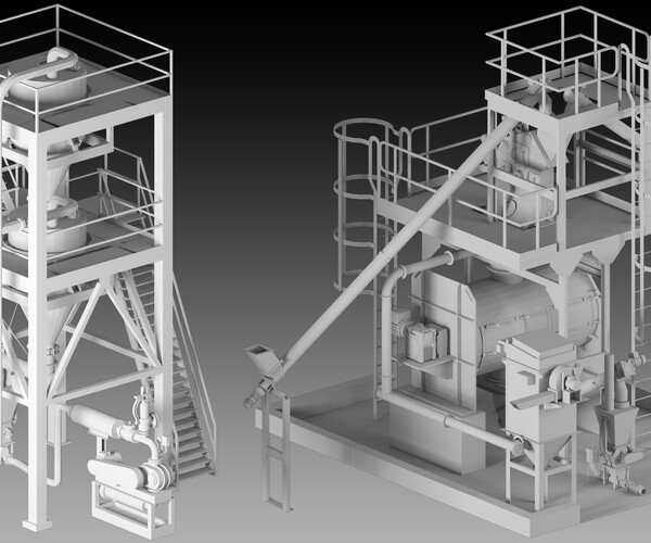 ArtStation - 12 Factory Props-High detail 3d models- Vol 04 | Resources