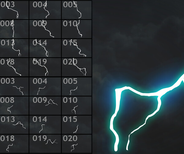 ArtStation - Lightning Collection | Game Assets