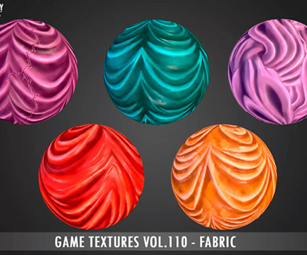 ArtStation - Stylized Fabric Vol.110 - Game Textures | Game Assets