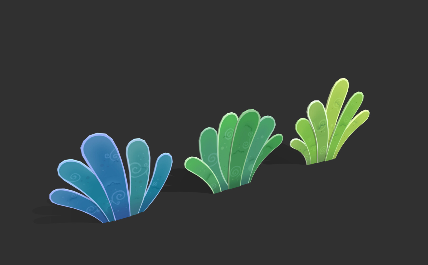 ArtStation - bush type | Game Assets