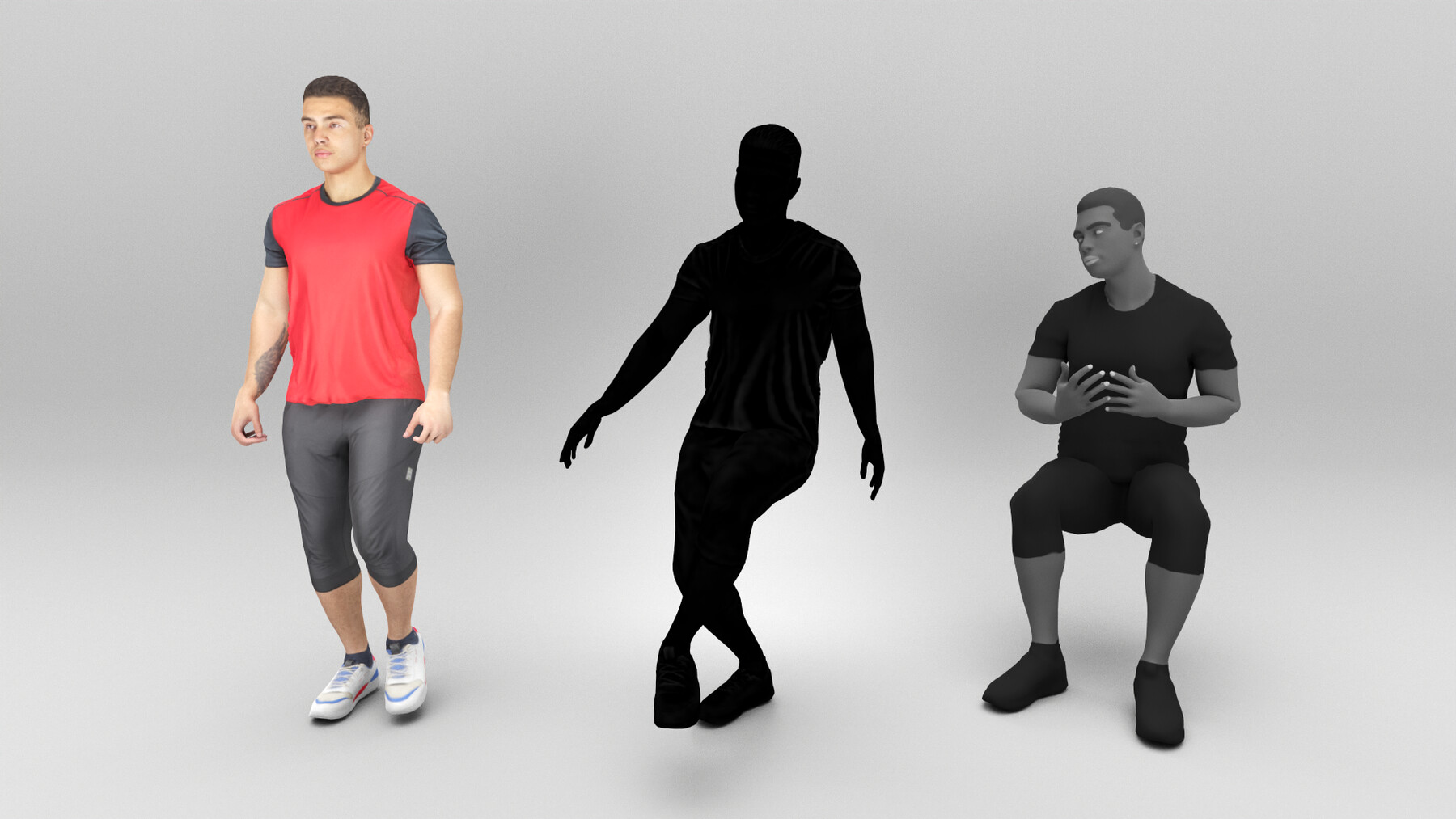 ArtStation - Animated young man playing football 365 | Game Assets
