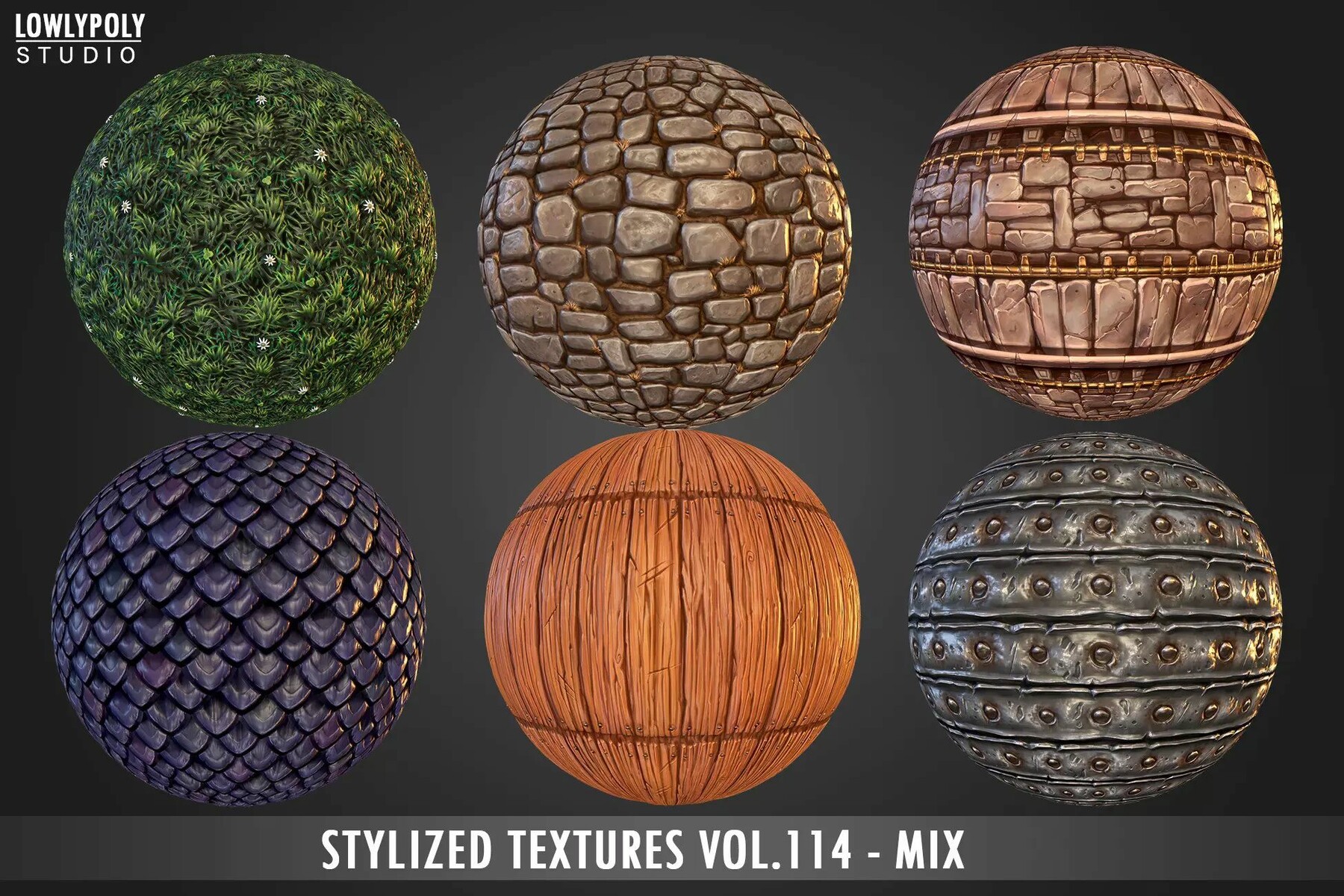ArtStation - Mix Vol.114 - Stylized Textures | Game Assets