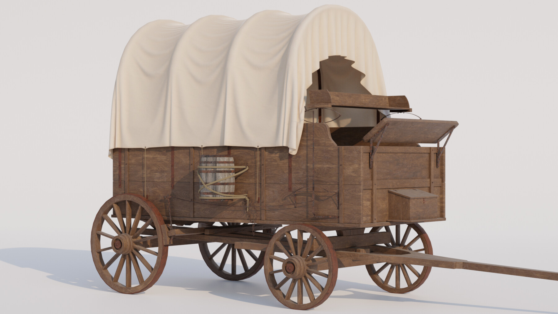 ArtStation - Covered Wagon | Resources