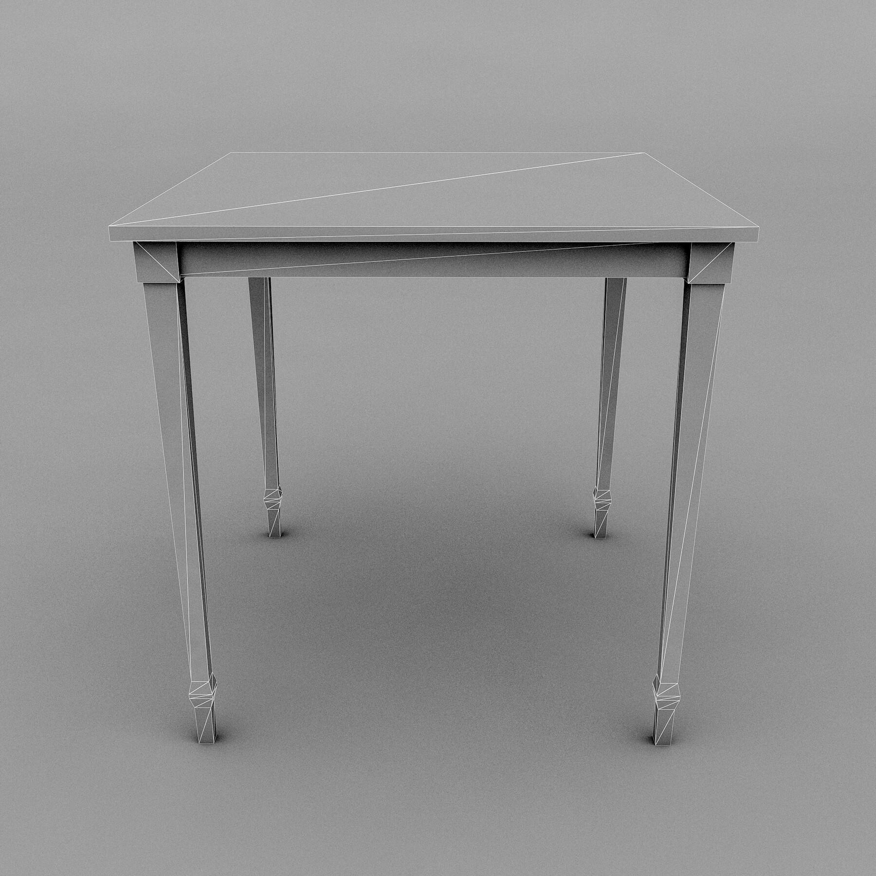 ArtStation - old wooden table model | Game Assets