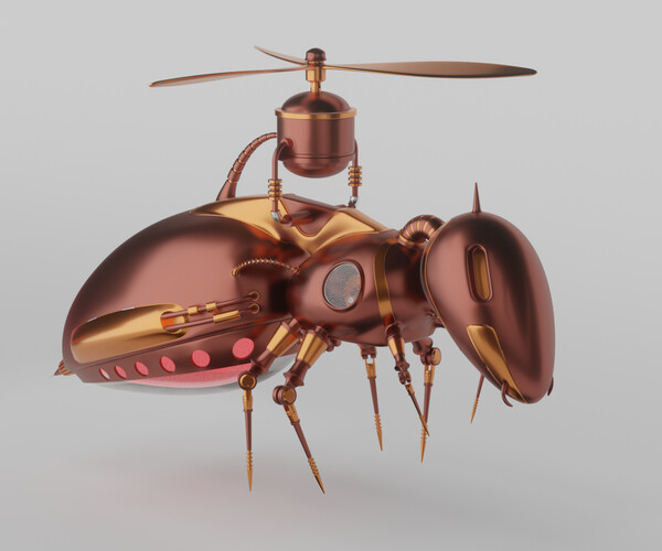 ArtStation - Mechanical Bee | Game Assets