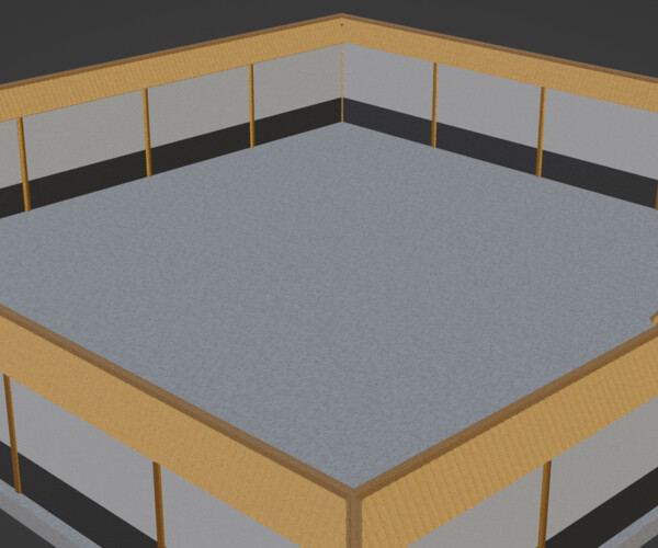 ArtStation - Chinese Temple Walls and Entrance | Game Assets