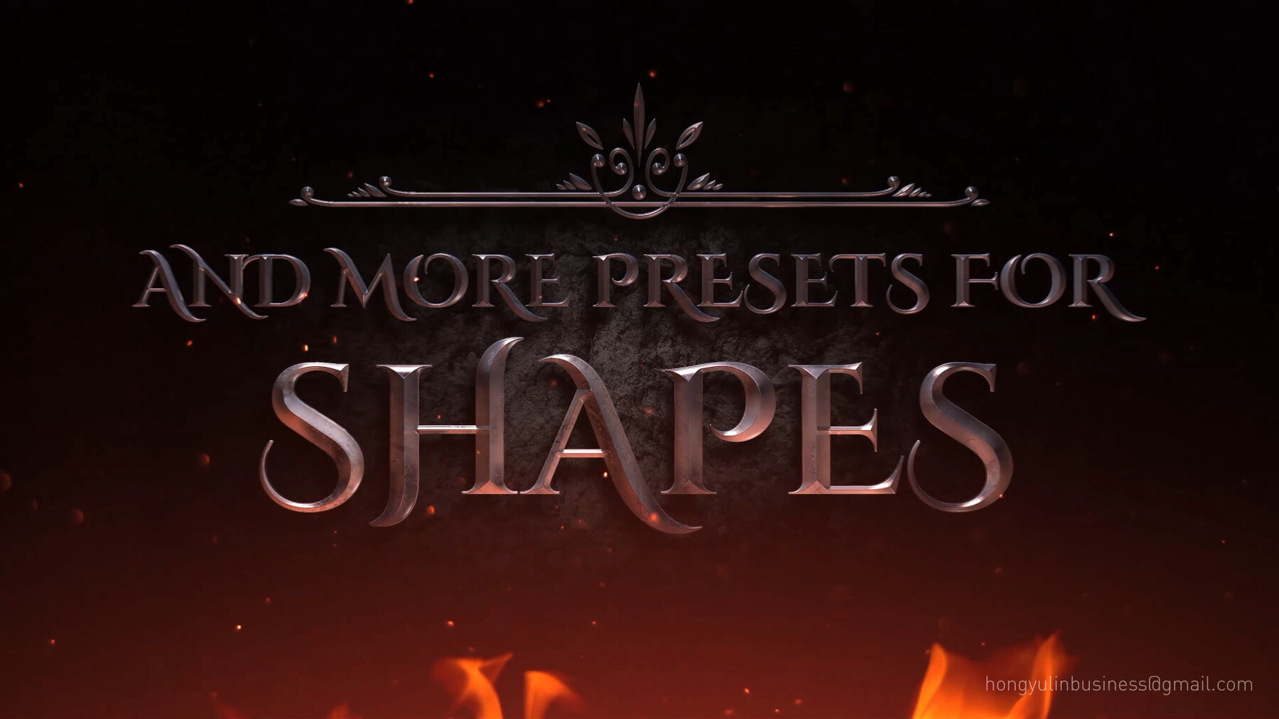 ArtStation - Fantasy Title Template The Forge | Resources