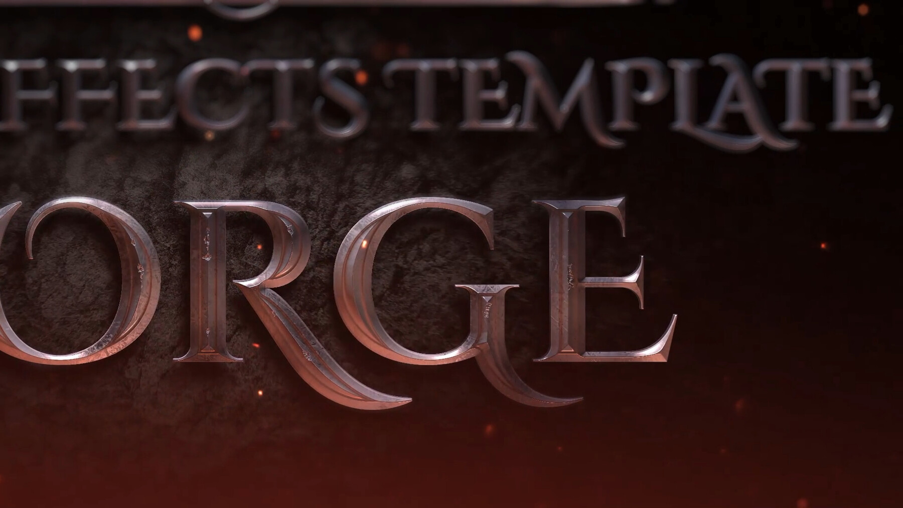 ArtStation - Fantasy Title Template The Forge | Resources