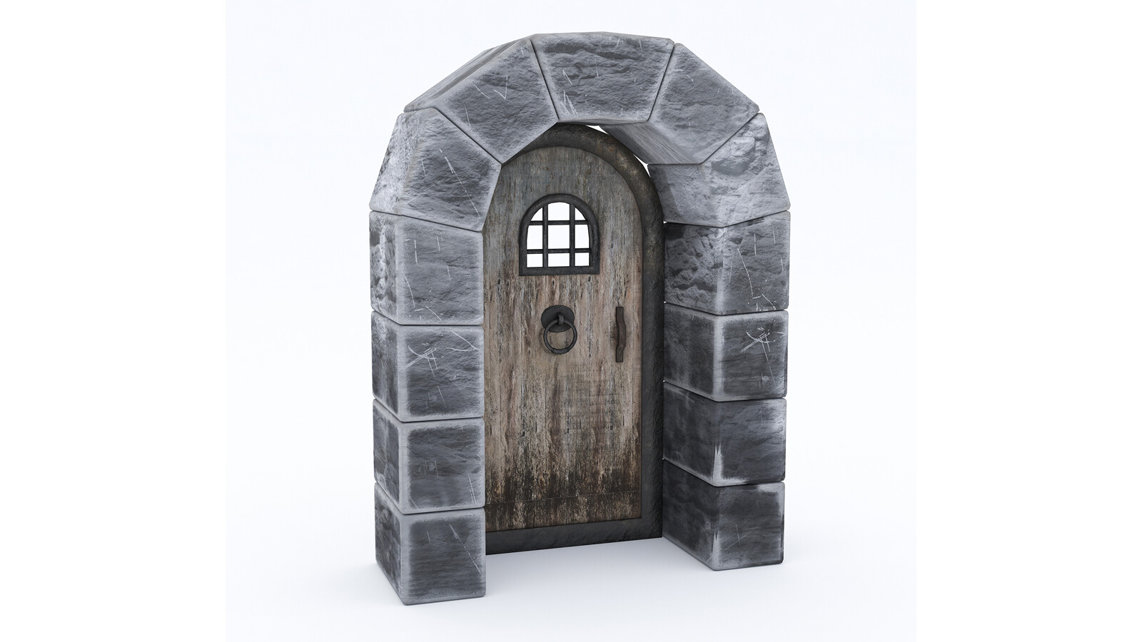 ArtStation - old castle gate model | Game Assets