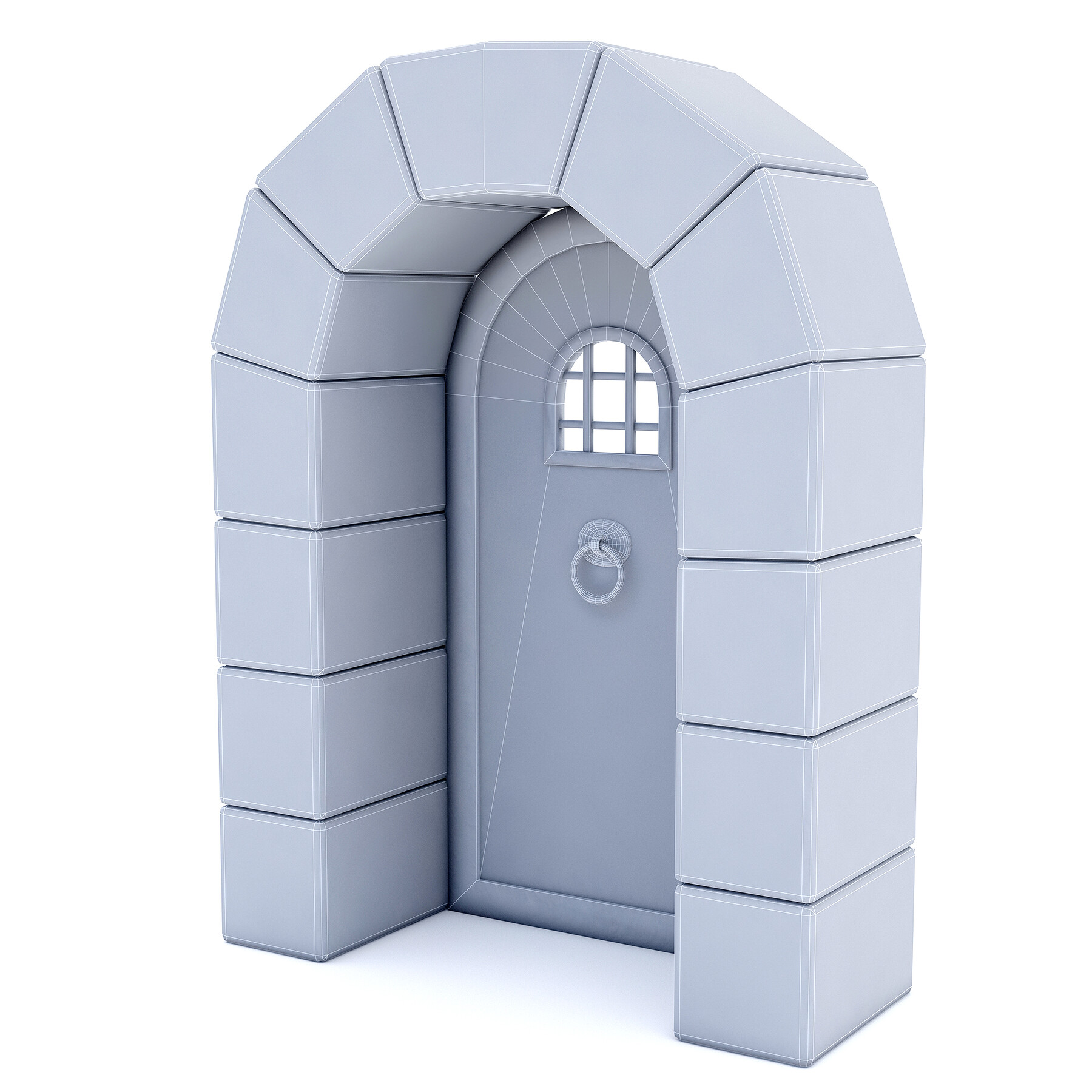 ArtStation - old castle gate model | Game Assets