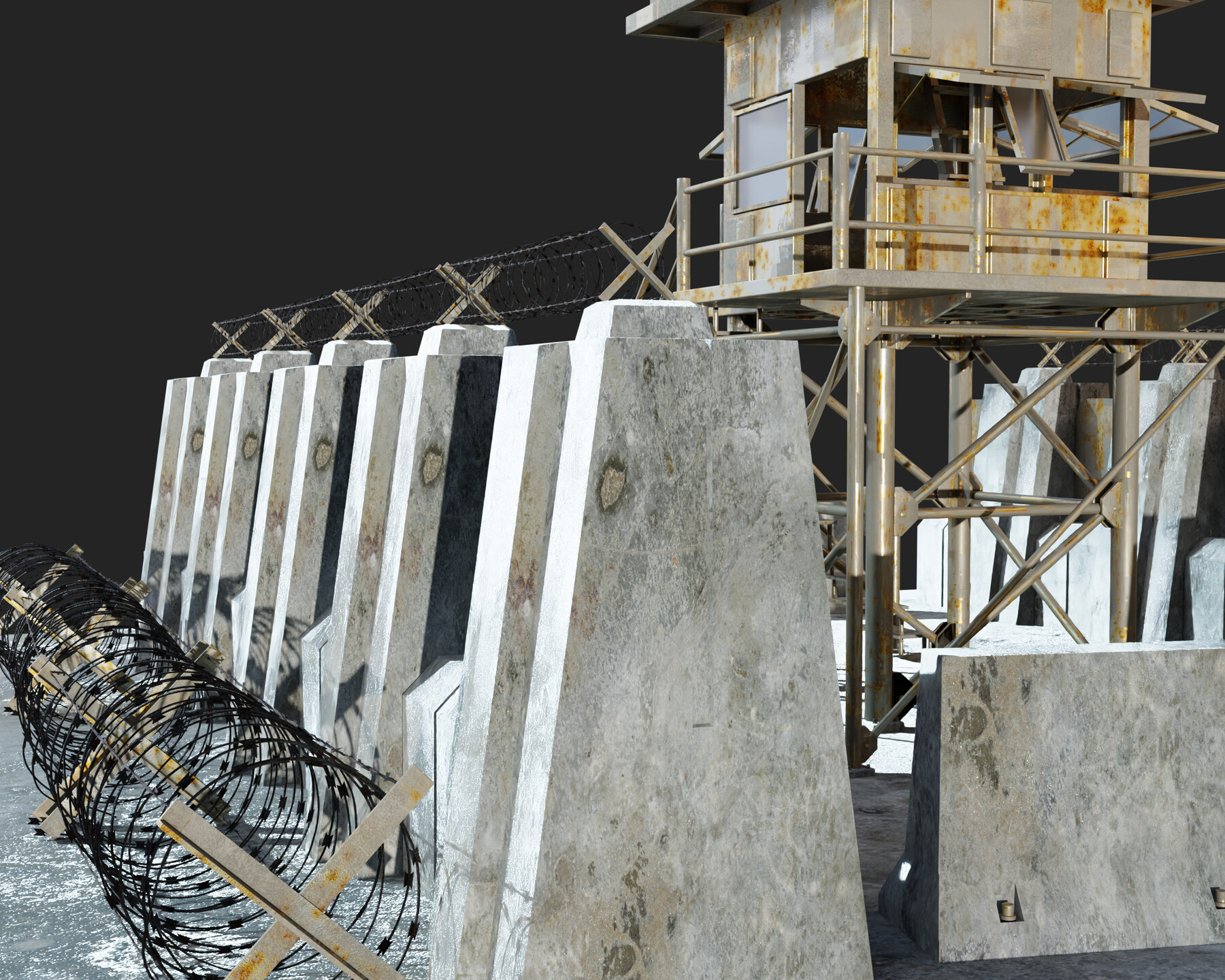 ArtStation - Military Pos | Game Assets