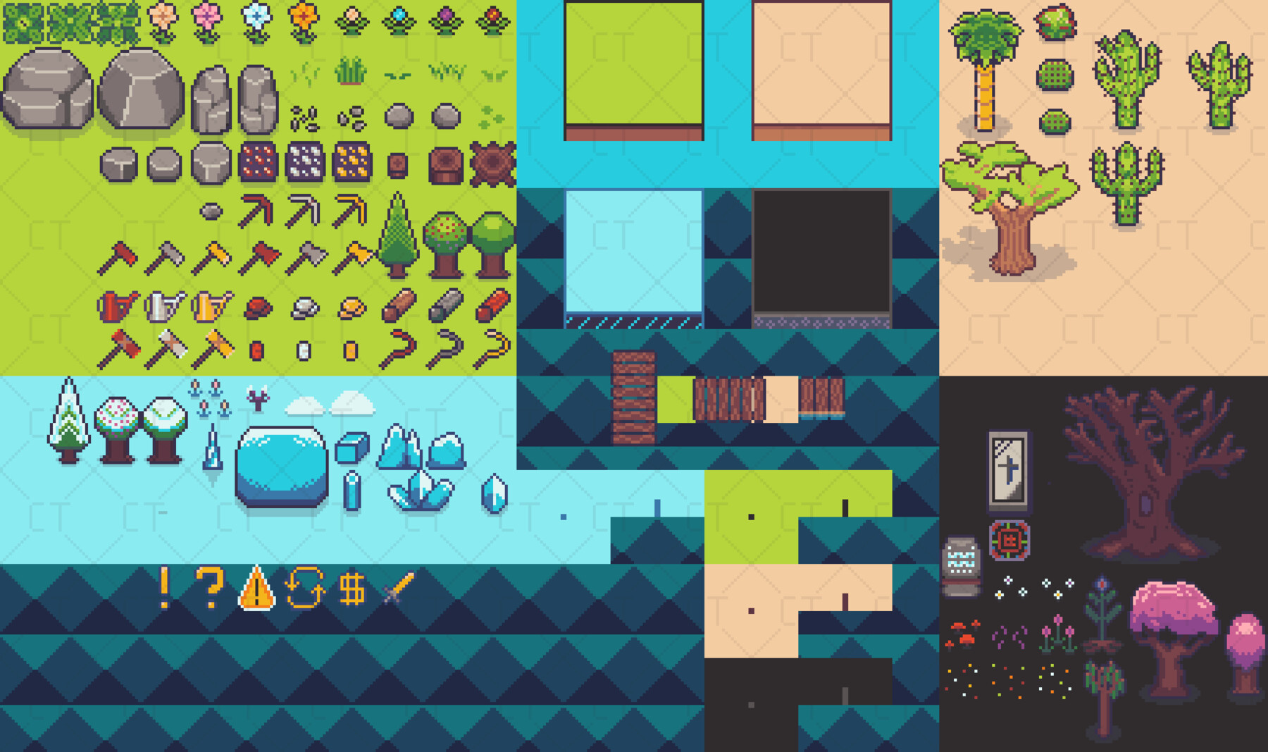 ArtStation - Gatherer's Exterior RPG Pack | Game Assets