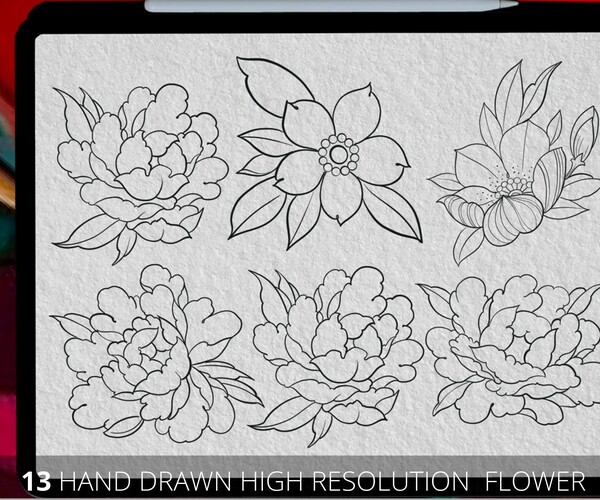 ArtStation - Hanya Mask Brush stamp | Japan tattoo stencil | Tattoo ...