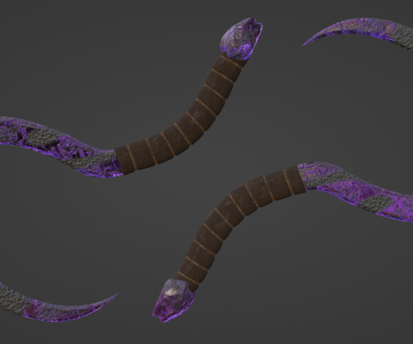 ArtStation - Cronus Sickle - Purple | Game Assets