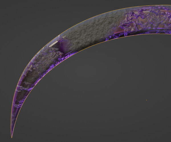 ArtStation - Cronus Sickle - Purple | Game Assets