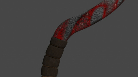 ArtStation - Cronus Sickle - Red | Game Assets