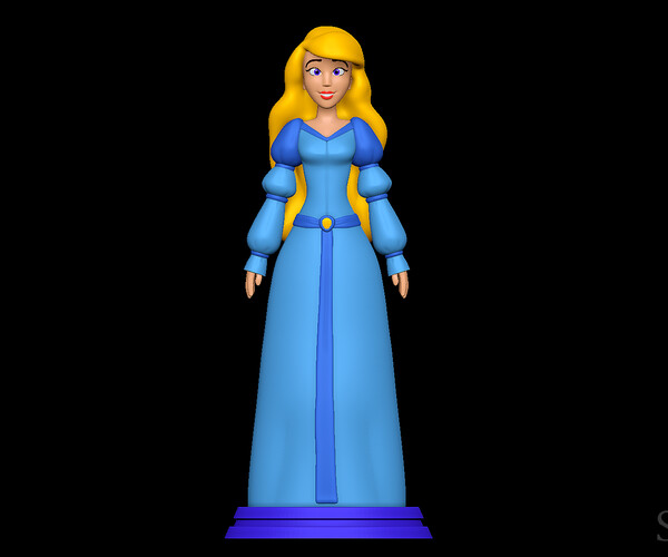 ArtStation - Princess Odette - The Swan Princess 3D print model | Resources