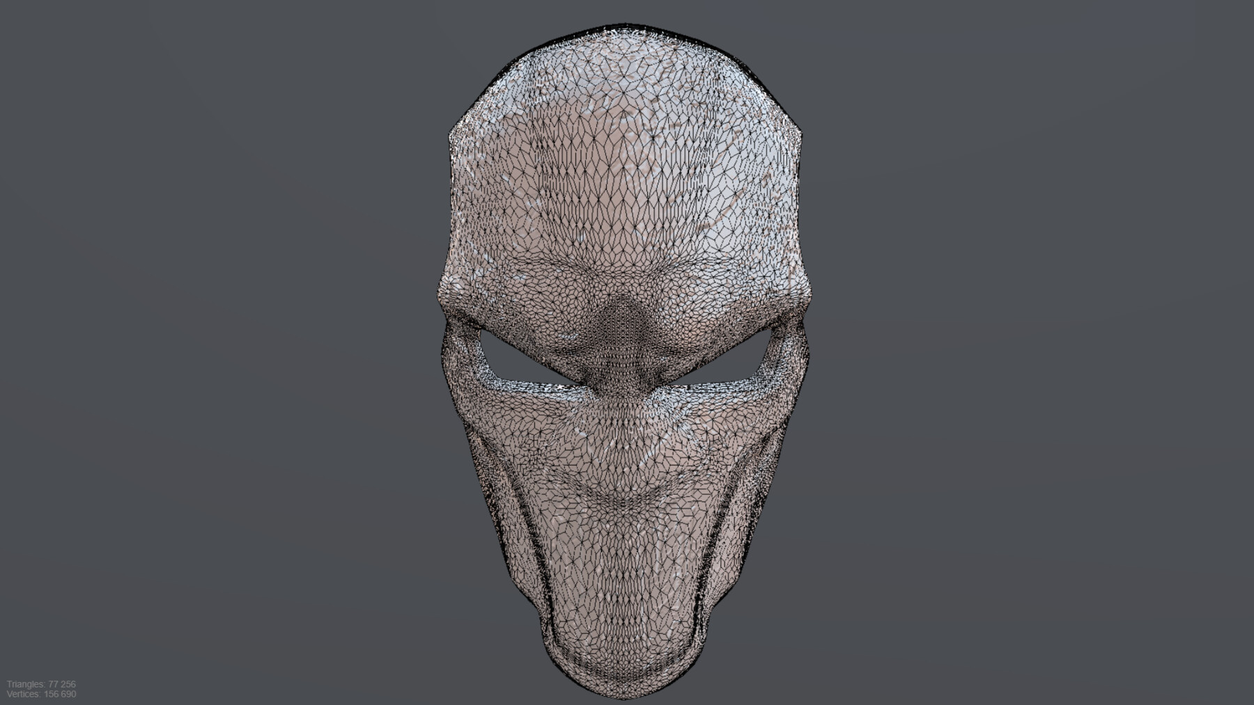 ArtStation - MILITARY MASK SCULL low-poly PBR | Game Assets