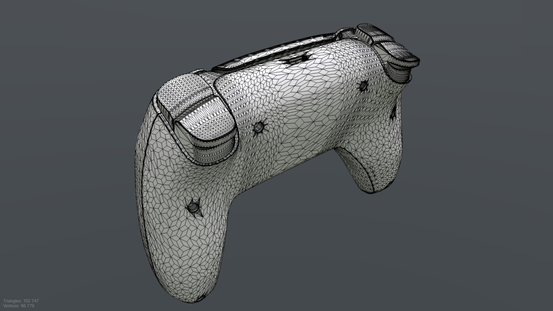 ArtStation - DUALSENSE CONTROLLER PLAYSTATION 5 low-poly PBR | Game Assets