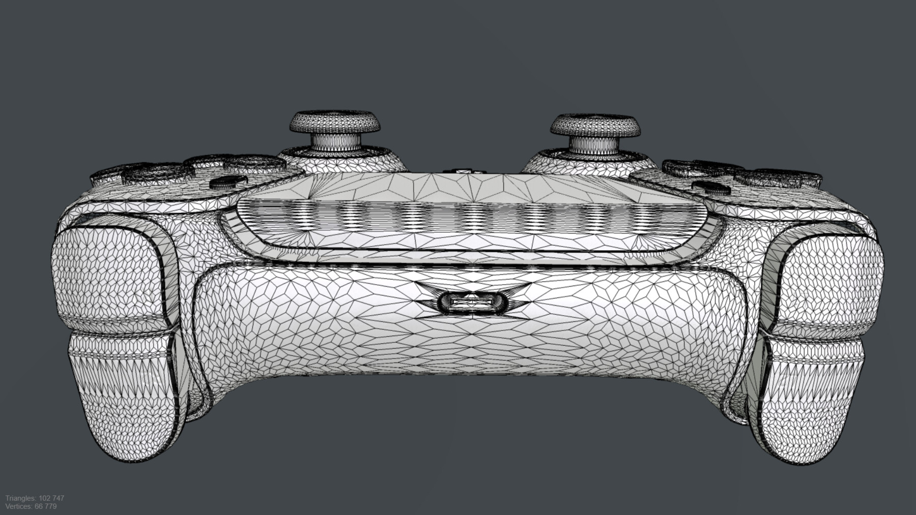 ArtStation - DUALSENSE CONTROLLER PLAYSTATION 5 low-poly PBR | Game Assets