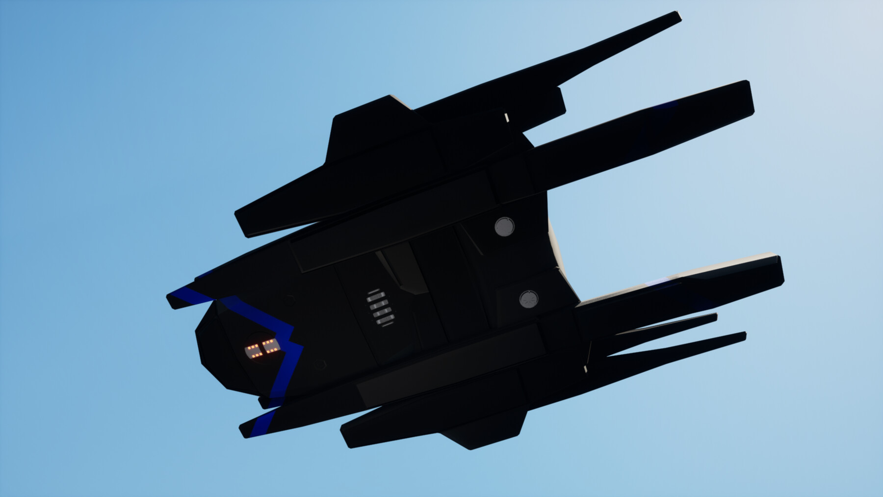 ArtStation - Sci-Fi Hover Jet Grintail SG0014 | Game Assets