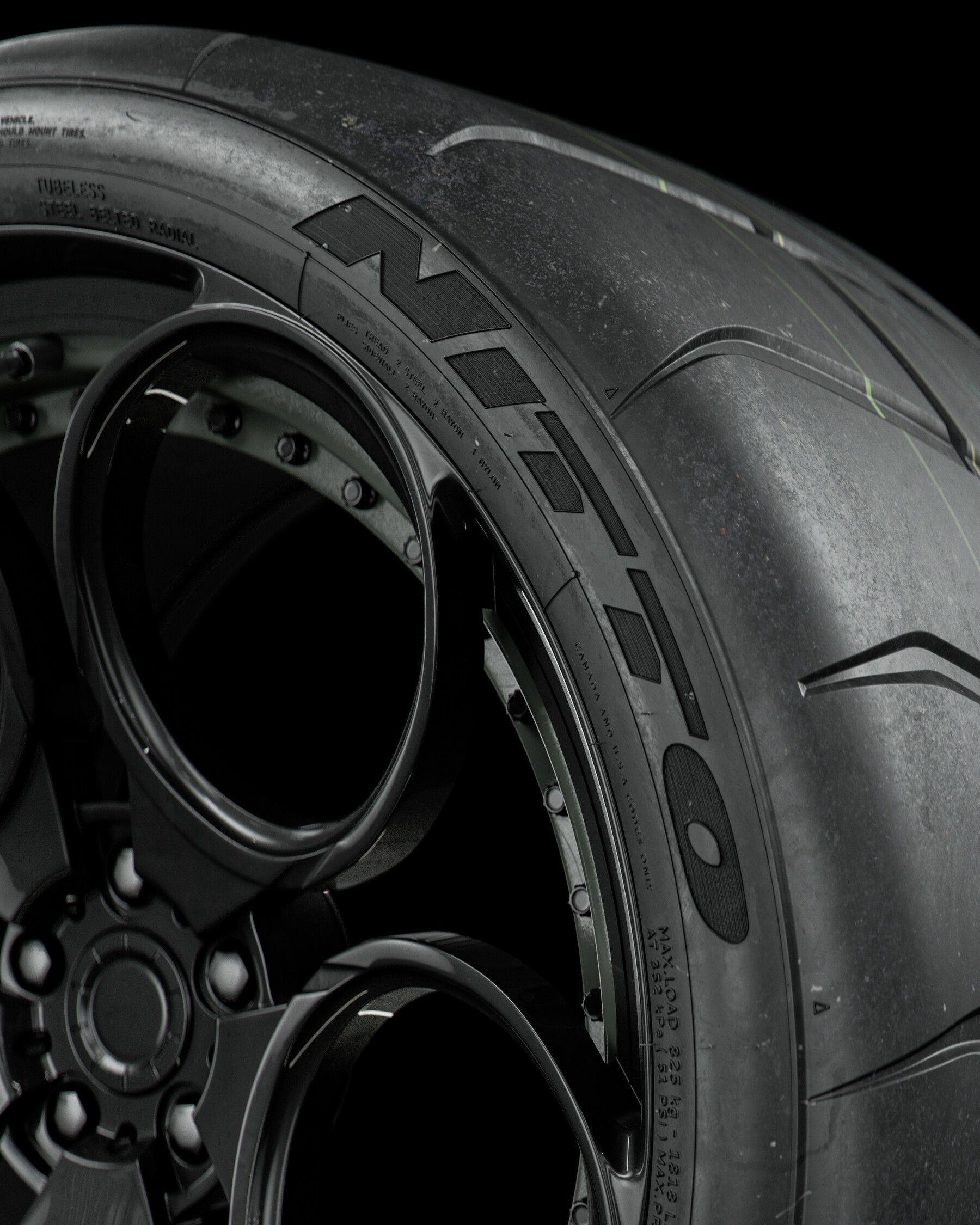 ArtStation - Nitto NT01 • 325/30 ZR19 (101W) (Real World Details ...