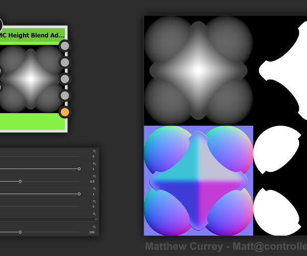 ArtStation - MC Height Blend Advanced - Substance Designer Node | Resources