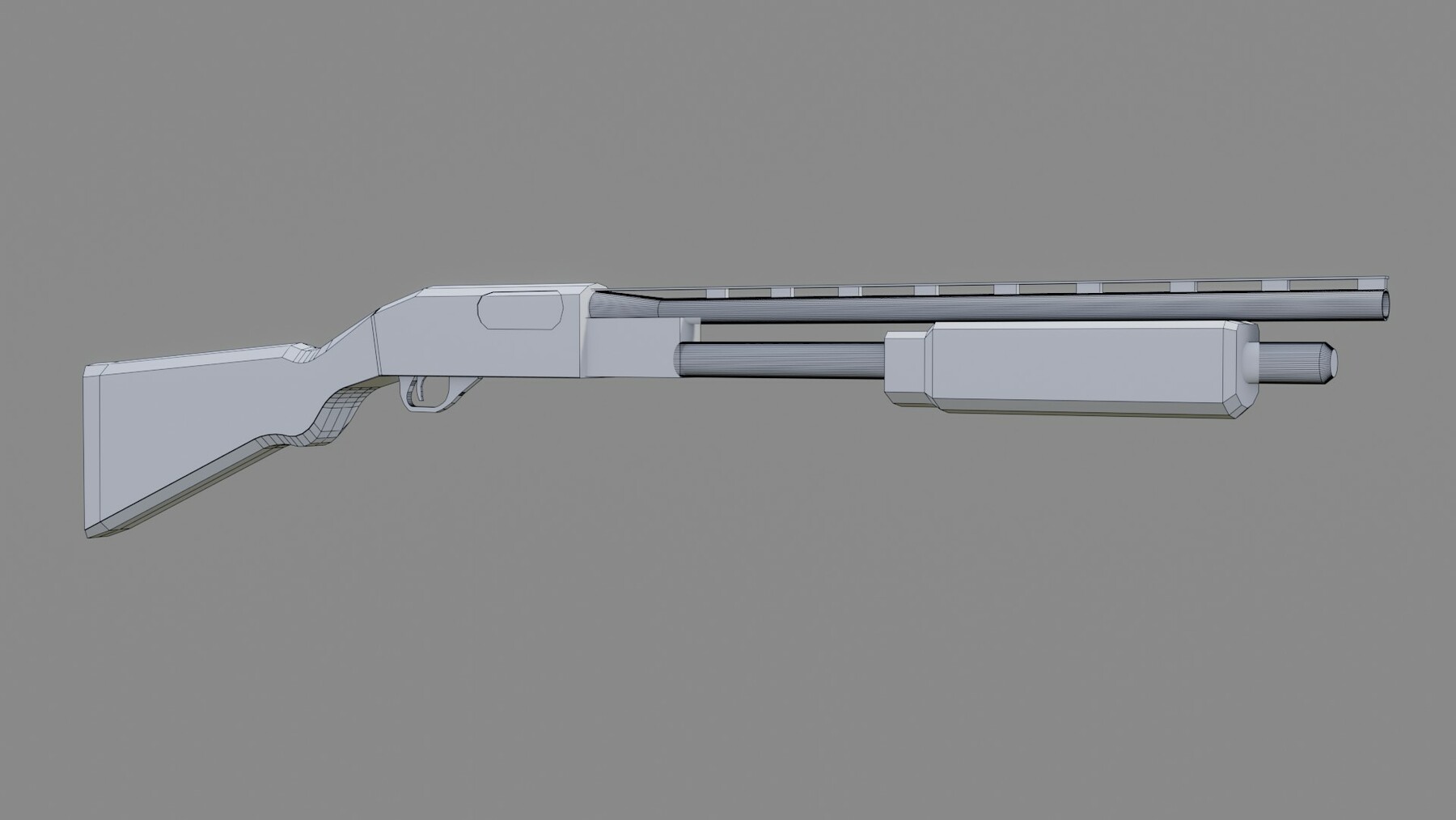 ArtStation - FPS Shotgun - Low Poly - Game Ready | Game Assets